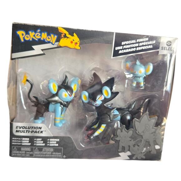 Pokemon | Toys | Pokmon Shinx Luxio Luxray Select Evolution Action ...